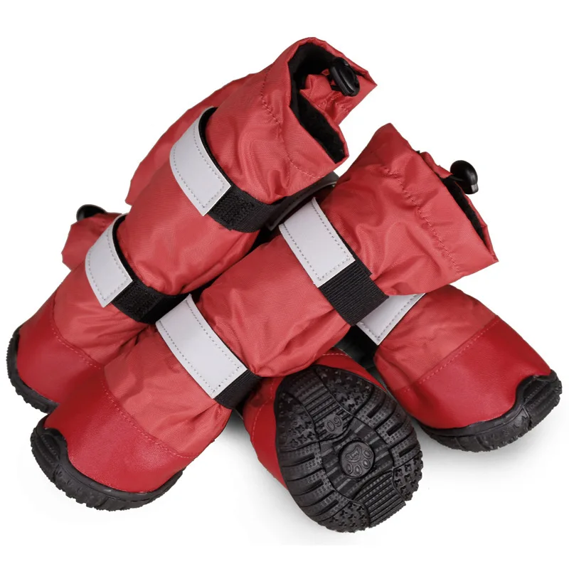 DogMEGA Dog Waterproof Boots | Nonslip Warm Lining Rubber Sole Boots ...