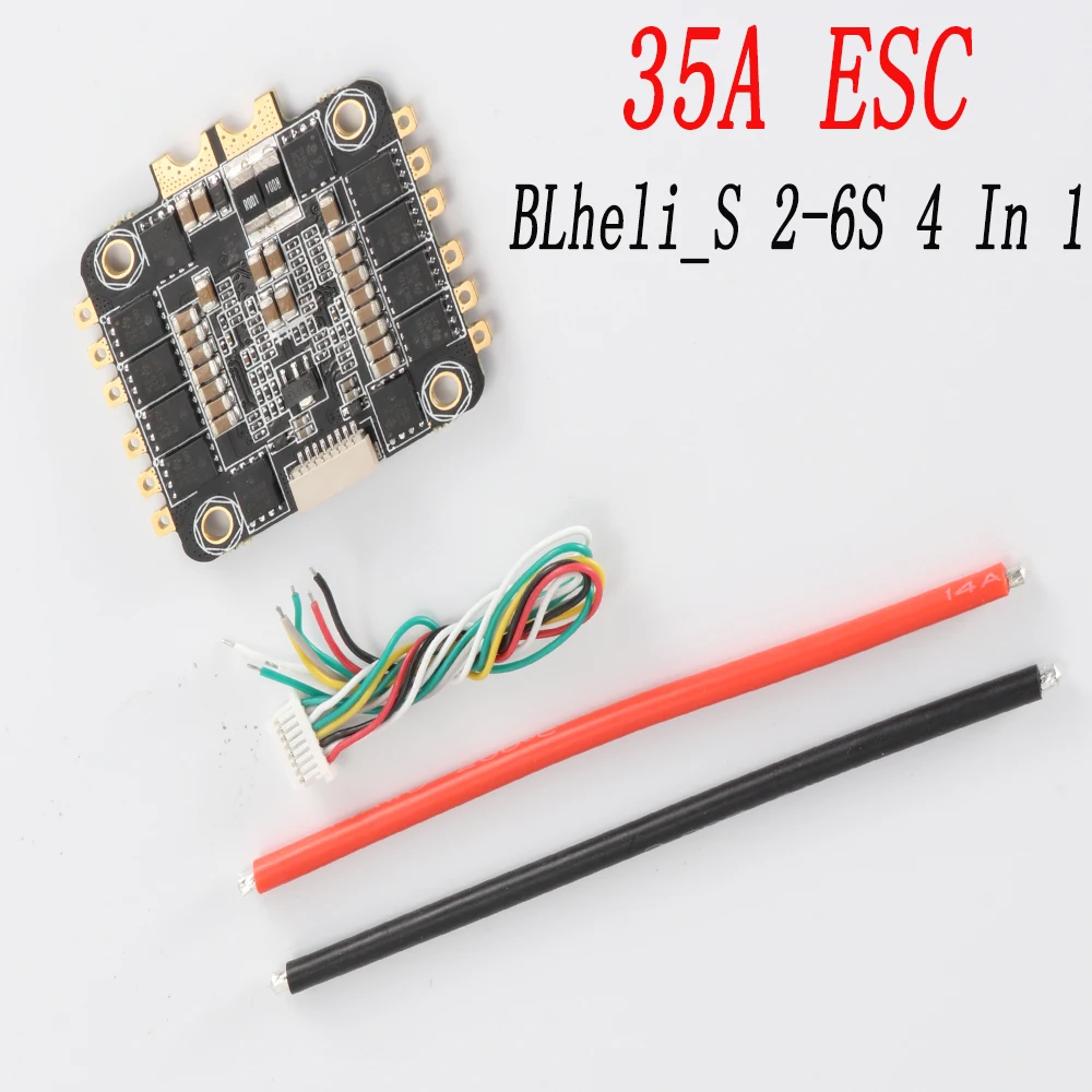 Специальное издание REV35 35A BLheli_S 2-6 s 4 в 1 ESC Eingebaute сенсор для Радиоуправляемый ...