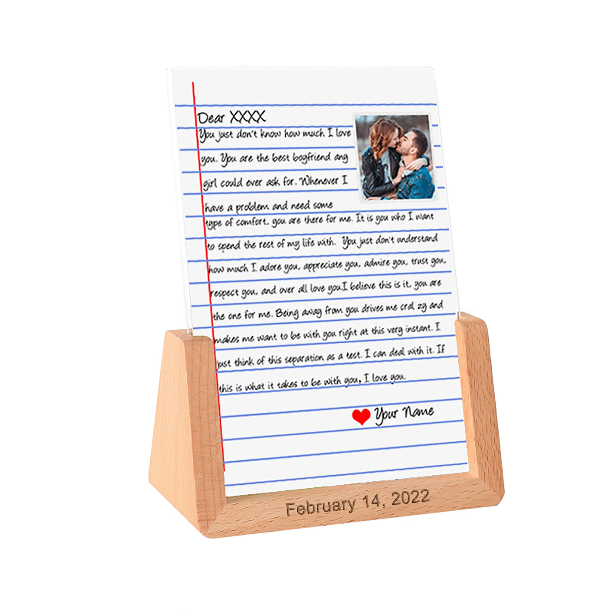 Dear Boyfriend Love Letter