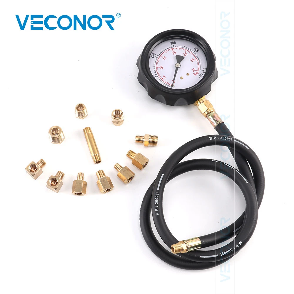Engine Oil & Transmission Pressure Tester Gauge Diagnostic Test Kit 500 ...
