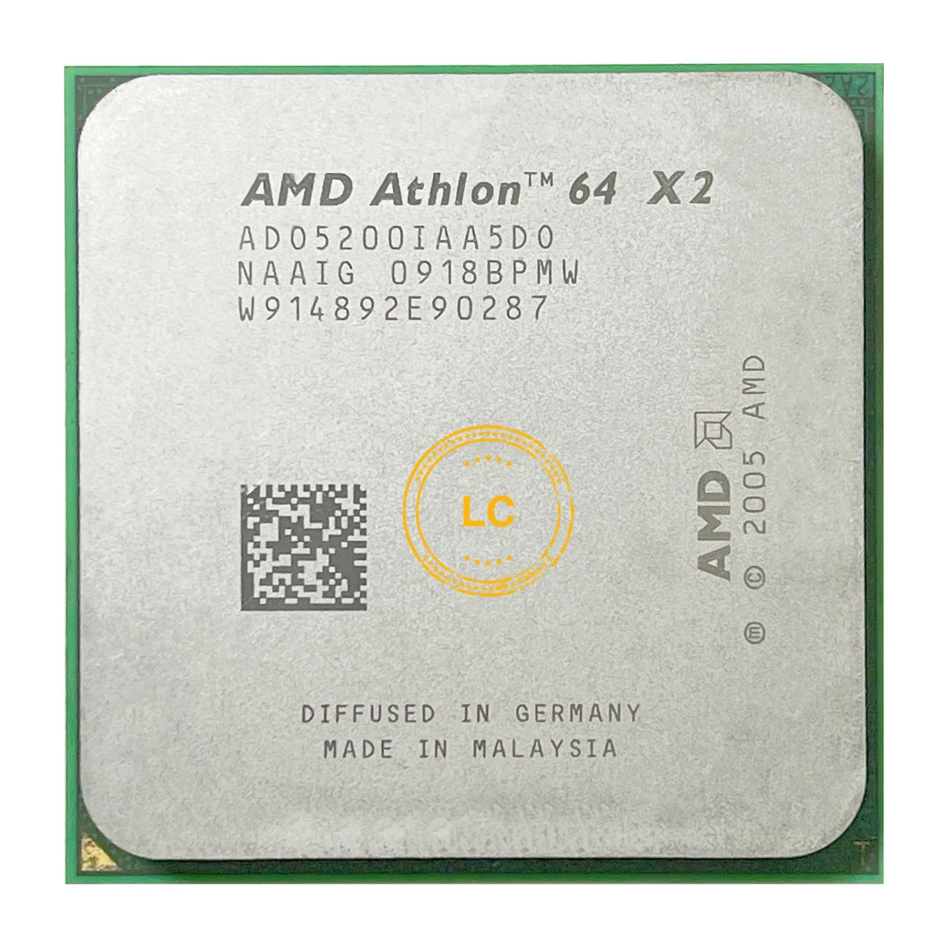 Buy AMD Athlon X2 AD 5200 CPU Processor Dual-Core Desktop Socket AM3 938 Pin 1M Online In India ...