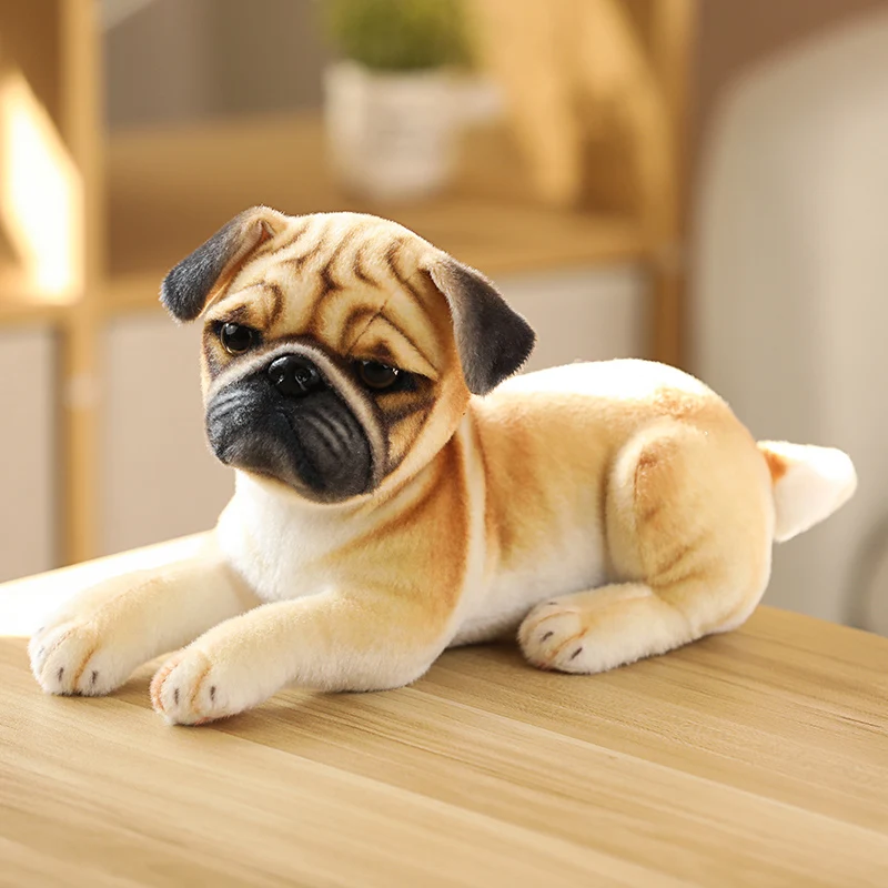 Pug Stuffed Plush Animal Toy | Cute Toy Plush Animal Pug | Stuffed Animal Pug Dog - New - Aliexpress