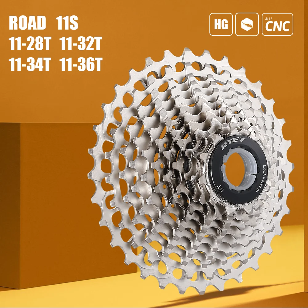 Ryet Gravel Bike 11 Speed 11-36t Ultralight Cassette Road 28t Bicycle ...