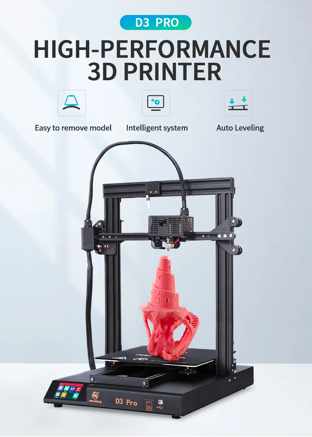 2020 3D Printer Kit 3D Printers Metal 3D Printer 320*320*400mm FDM ...