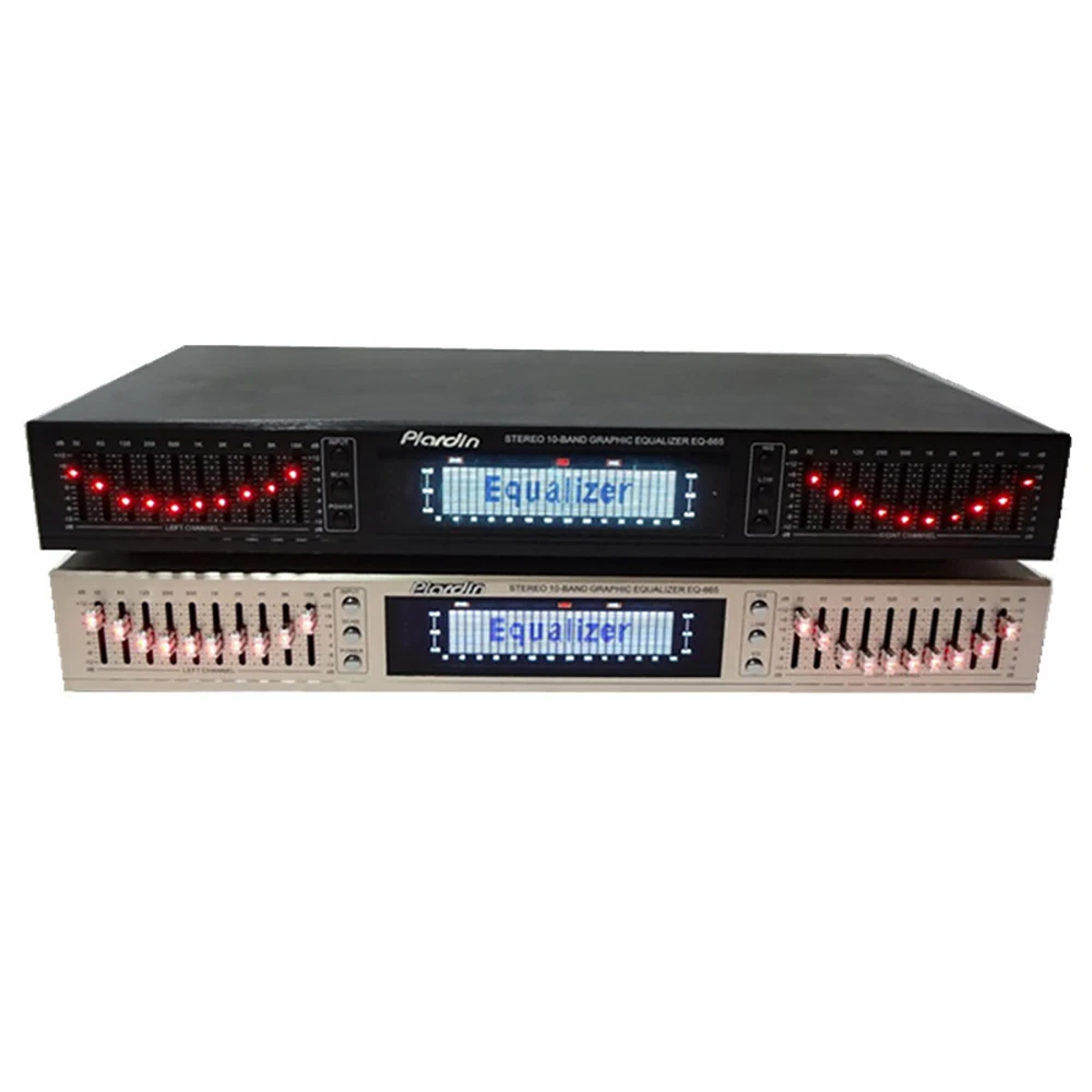 220V-EQ665-Equalizer-Hifi-Home-EQ-Equalizer-Dual-10-BAND-Stereo-Treble ...