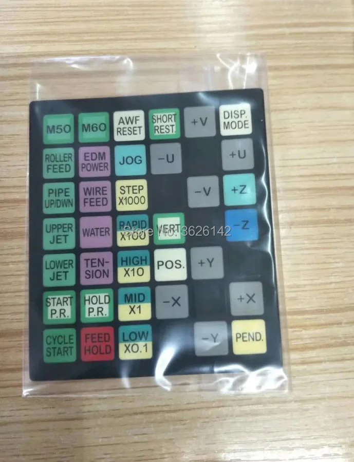 Operation panel Keyboard mask Control panel Button film Hand control ...
