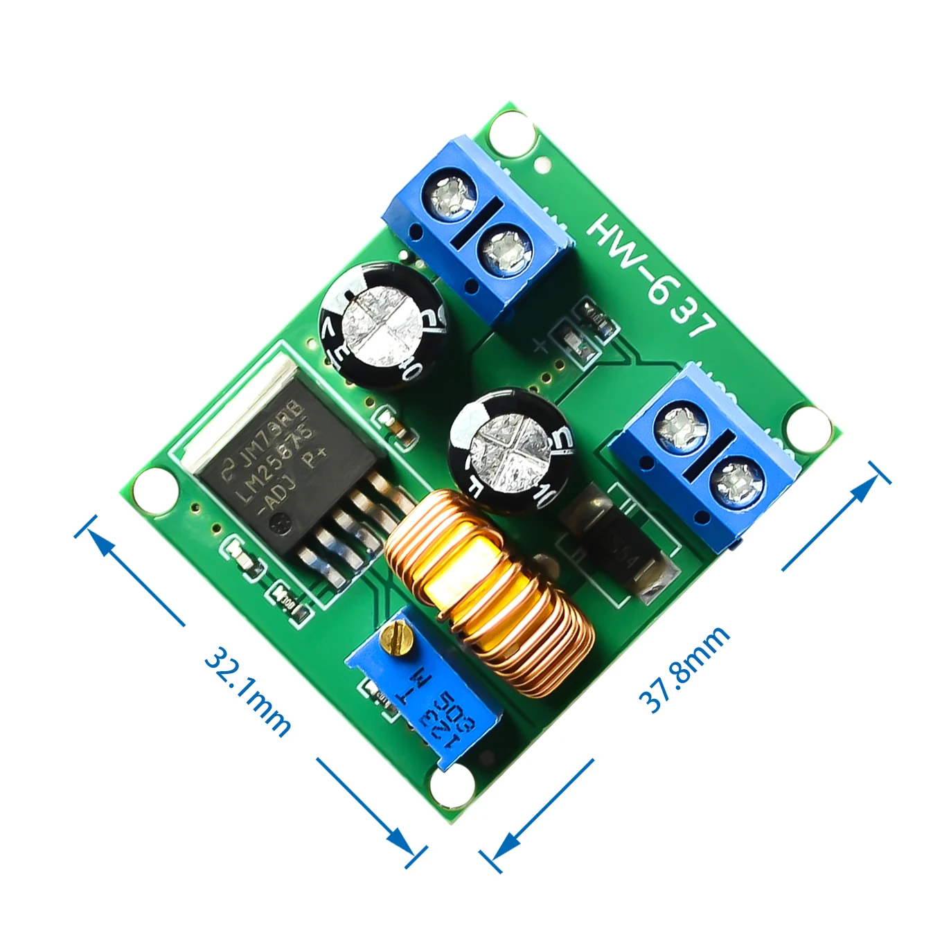 Generic Lm2587 Dc-dc 3v-35v To 4v-40v Step Up Power Module Boost Converter 12v 24v Converter 12v ...