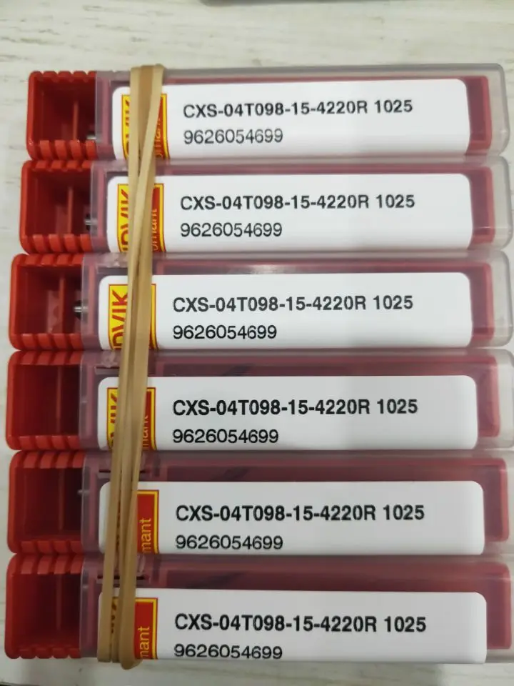 ORIGINAL 1PCS CARBIDE INSERT CXS-04T098-15-4220R 1025