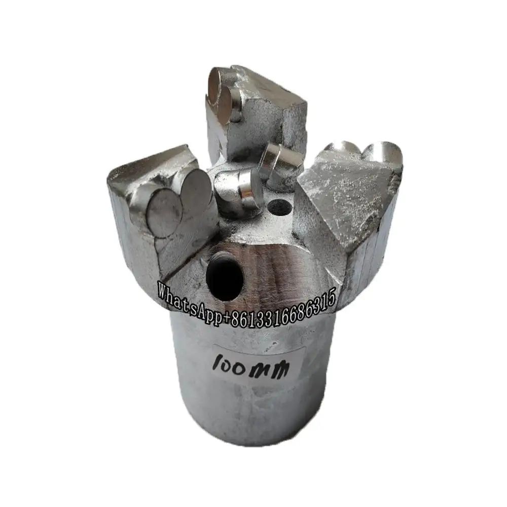 High quality core drilling bit 3 wings concave drills 100mm/113mm PDC ...