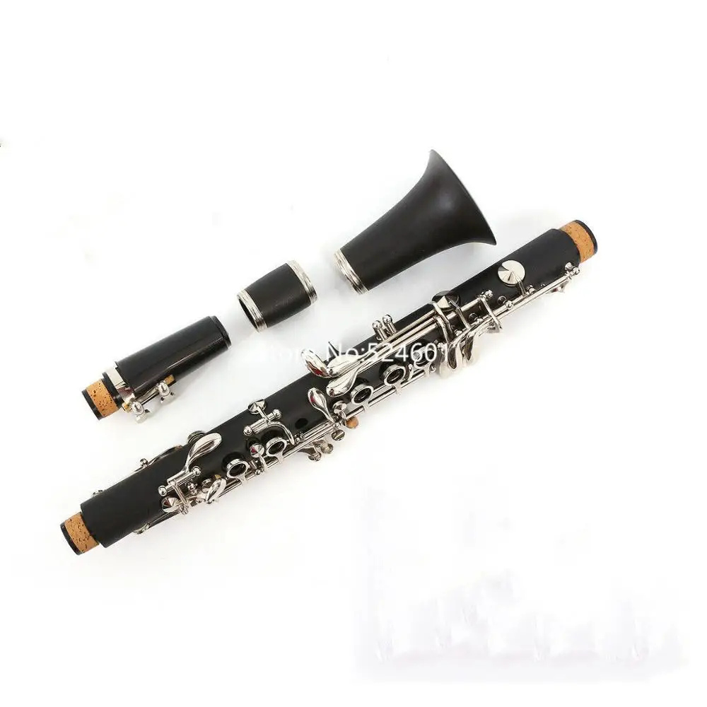 beautiful Sound Clarinet Eb Key Ebony Wood or Bakelite E flat Nickel ...