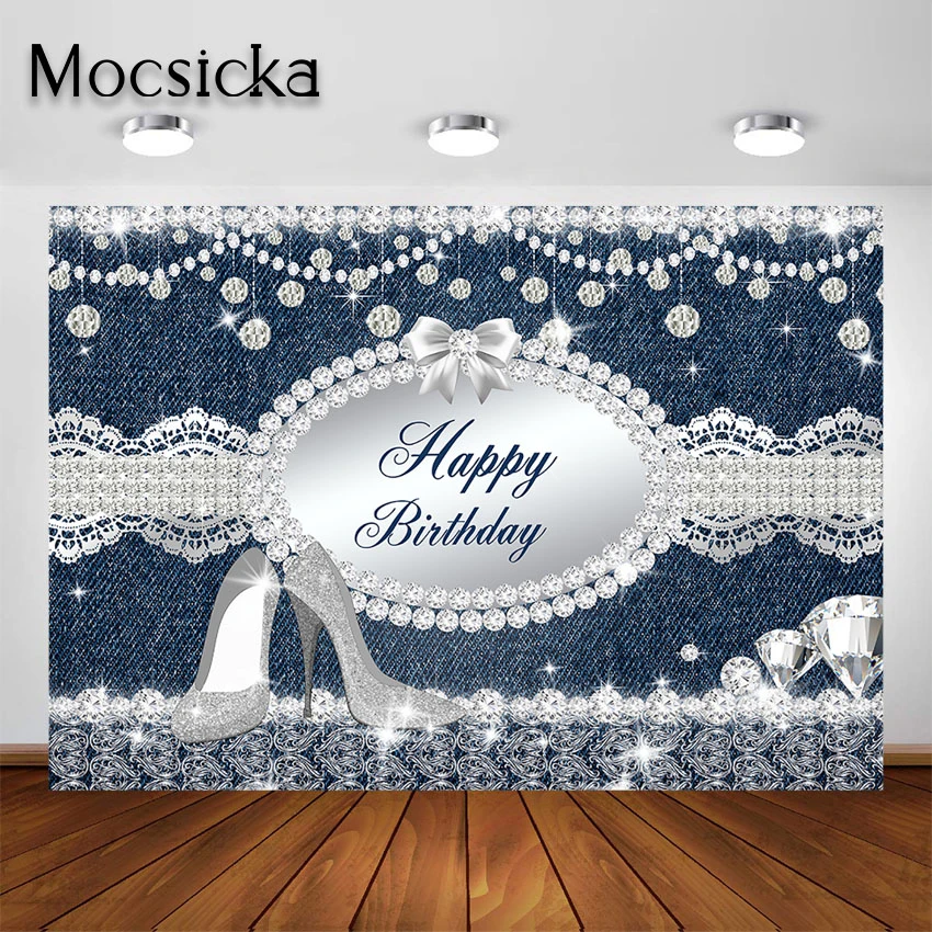 Denim And Diamonds Background