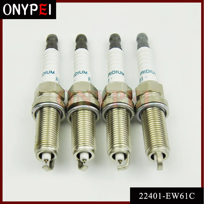 4pcs/lot 22401-ew61c Fxe22hr11 Single Iridium Spark Plug For Nissan ...