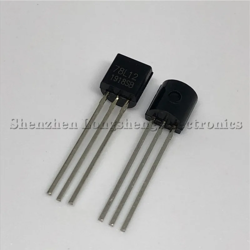100PCS/LOT New 78L12 LM78L12 TO 92 12V regulator|regulator 12v|10 pcs ...