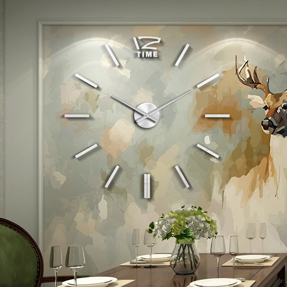 SEO Optimized Product Title: Large 47-Inch 3D Wall Clock Watch - DIY ...