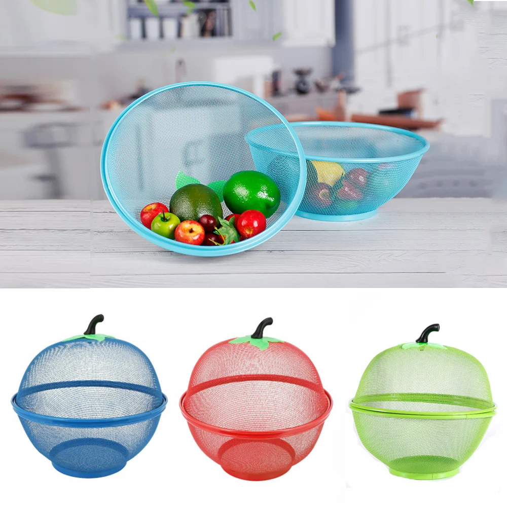 2022 New Fruit Basket Kitchen Mesh Fresh Vegetabl Bowl Dinning Table ...