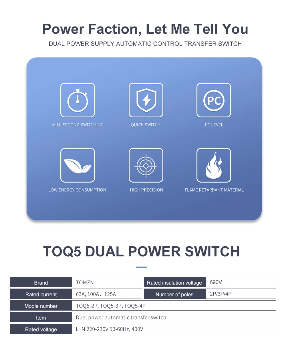 Dual Power Automatic Transfer Switch – ElectricalWall