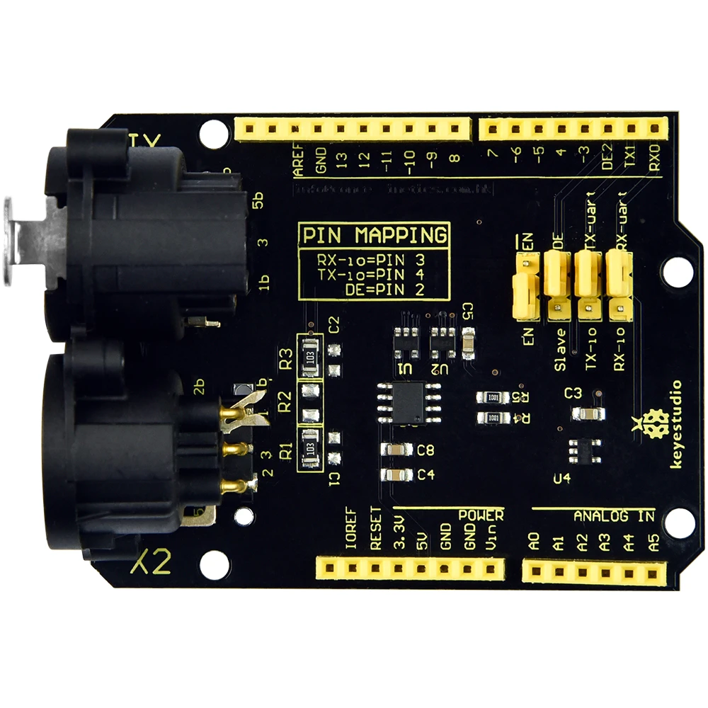 Keyestudio Dmx (rdm)shield For Arduino Uno / Control Speakers&light &smoke Machine - Integrated ...