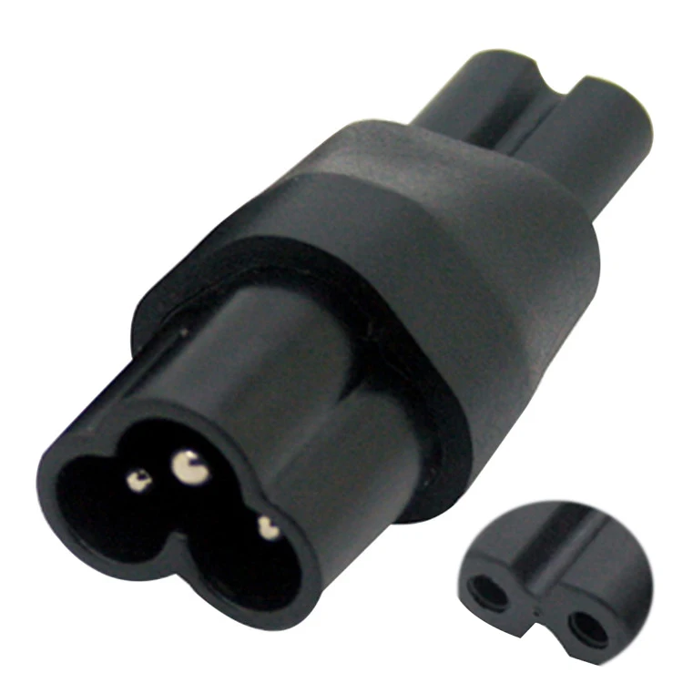 IEC 320 C6 TO C7 ,2 Pin C7 Para C6 Masculino Trevo Plug AC Power ...