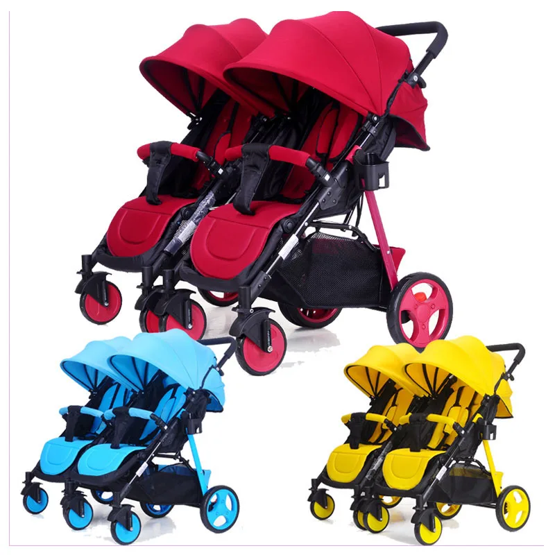 Twin Baby Trolley Can Be Split Double Twins Baby Stroller 2 In 1 ...