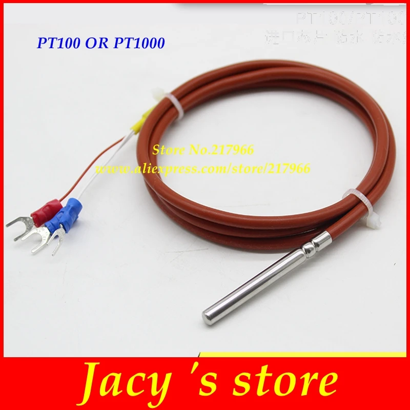 Waterproof Pt100 Temperature Sensor Three Wire Pt1000 Temperature ...