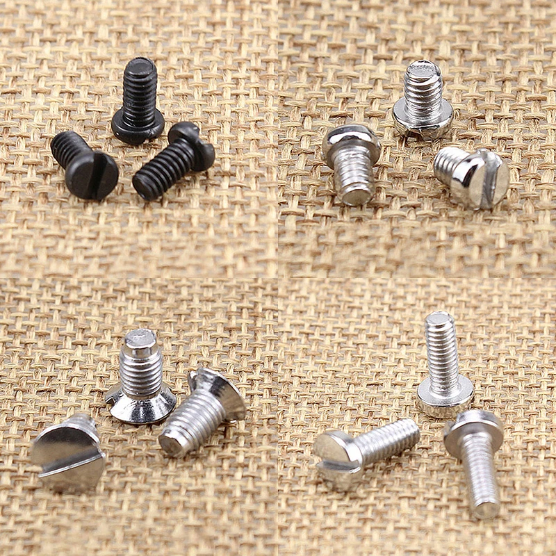 10pcs Flat Needle Plate Screws Presser Foot Nails Dental Screw Needle ...