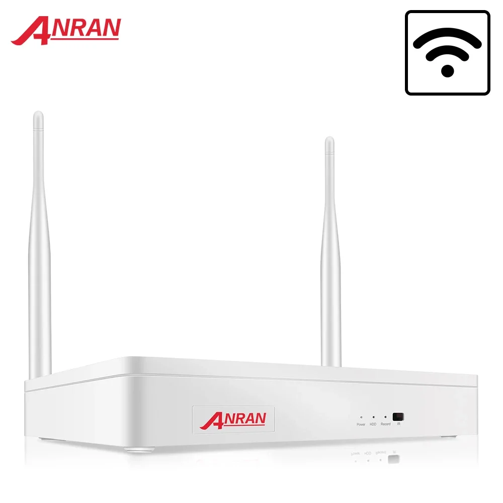 ANRAN 8 channel wireless NVR for ANRAN 3MP or 5MP Wifi cameras Network ...