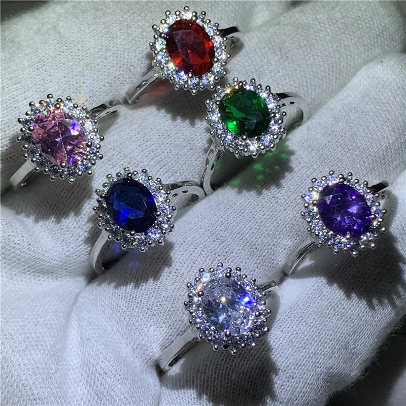 Princess Diana 925 Sterling Silver Ring | 925 Sterling Silver Rings ...