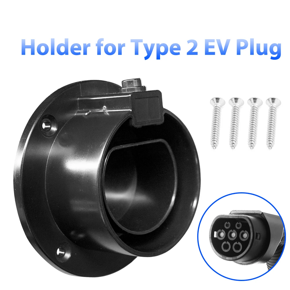 Level 2 Ac Ev Charger Cable Holster For Type2 Evse Iec 62196-2 ...