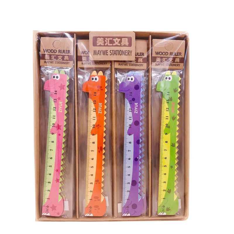 1pcs-Creative-Wooden-Straight-Ruler-15-Cm-Donuts-Crocodile-Kawaii ...