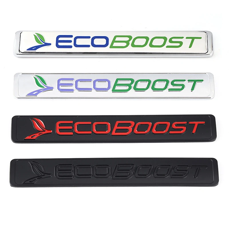 3d Sticker Ecoboost Logo Emblem Badge Decal For Ford Focus 2 3 4 Fiesta ...