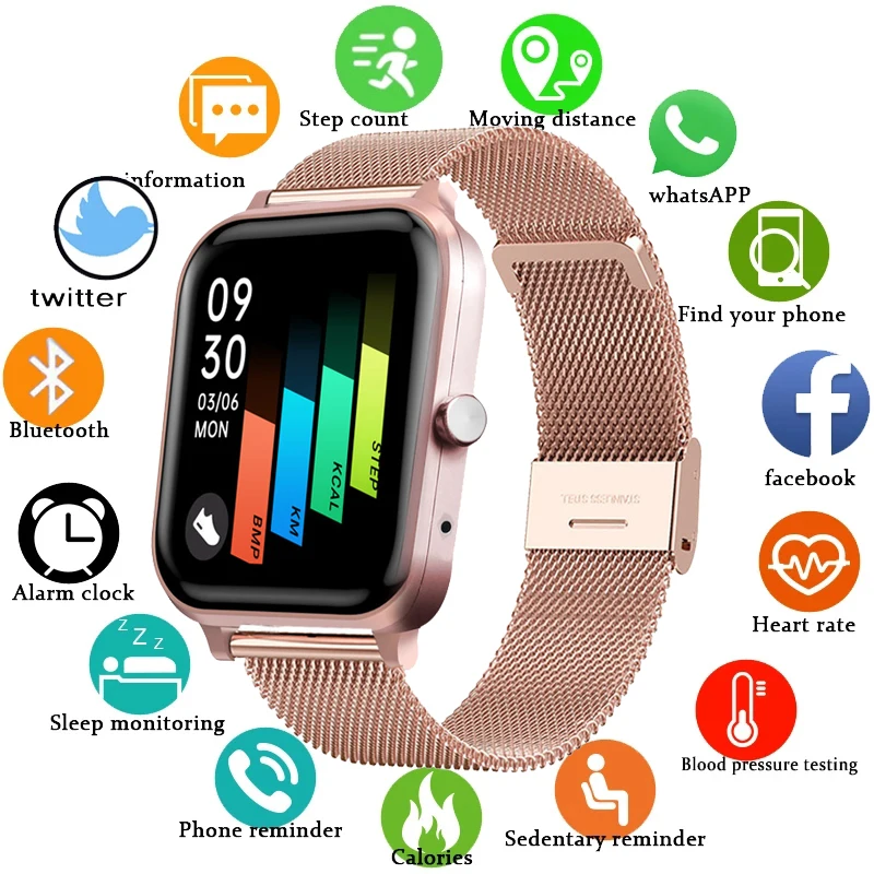 Smartwatch gejian à prova d'água, smartwatch com chamada bluetooth ipx7 ...