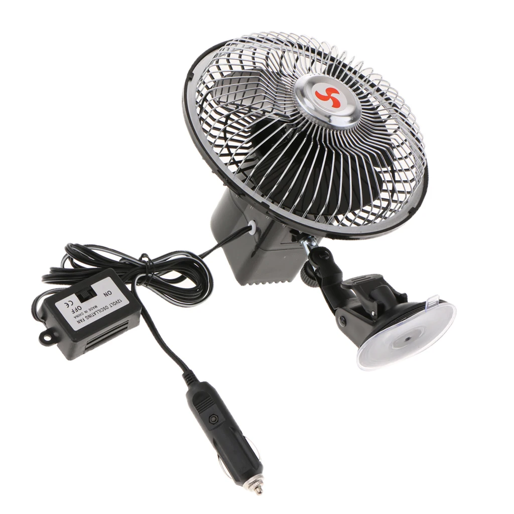 12V-Car-Truck-Windshield-Electric-Fan-Cooling-System-Suction-Cup-Car ...