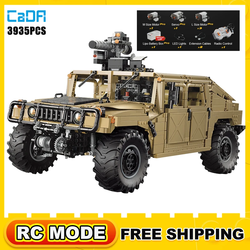 Cada Rc Car 4wd Off Road Racing Buggy Building Blocks 3935pcs 1/8 Scale ...
