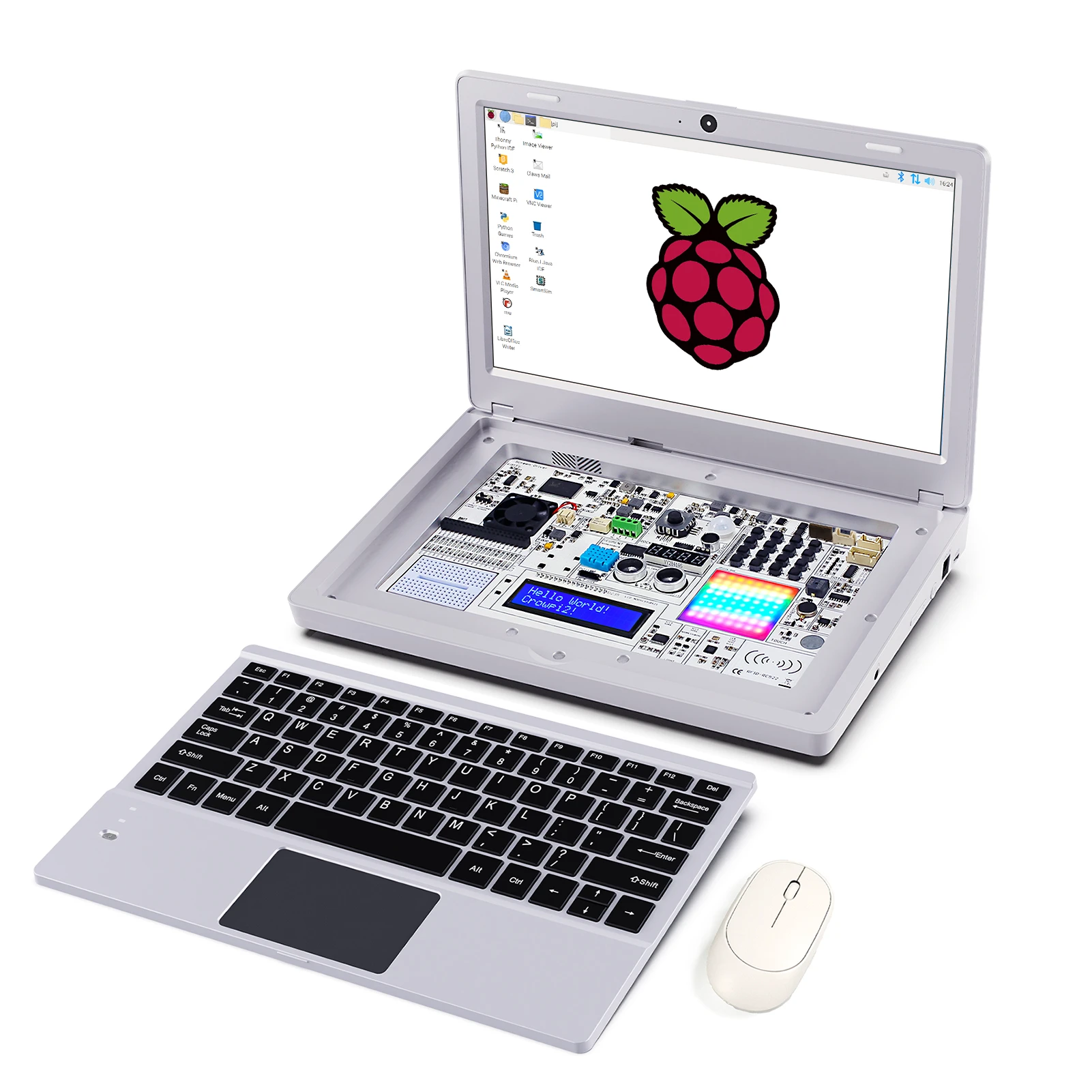 ELECROW Raspberry Pi Kit, Raspberry Pi Laptop, CrowPi2 Programming ...