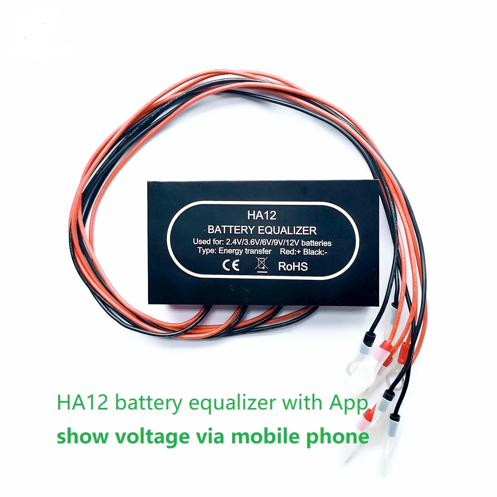 Battery Balancer Equalizer HA12 with App can show voltage via Mobile ...