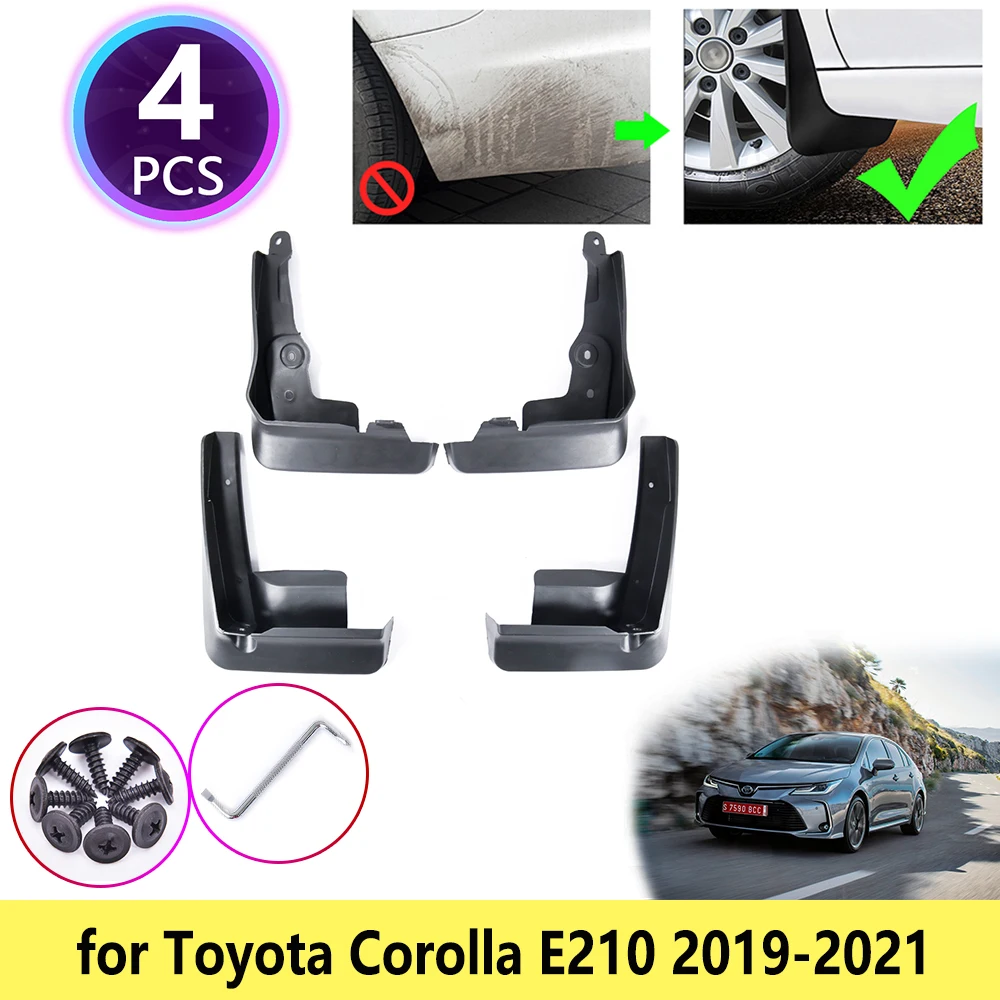 Guardabarros para Toyota Corolla Altis E210 Sedan Saloon 2019 2020 2021 ...
