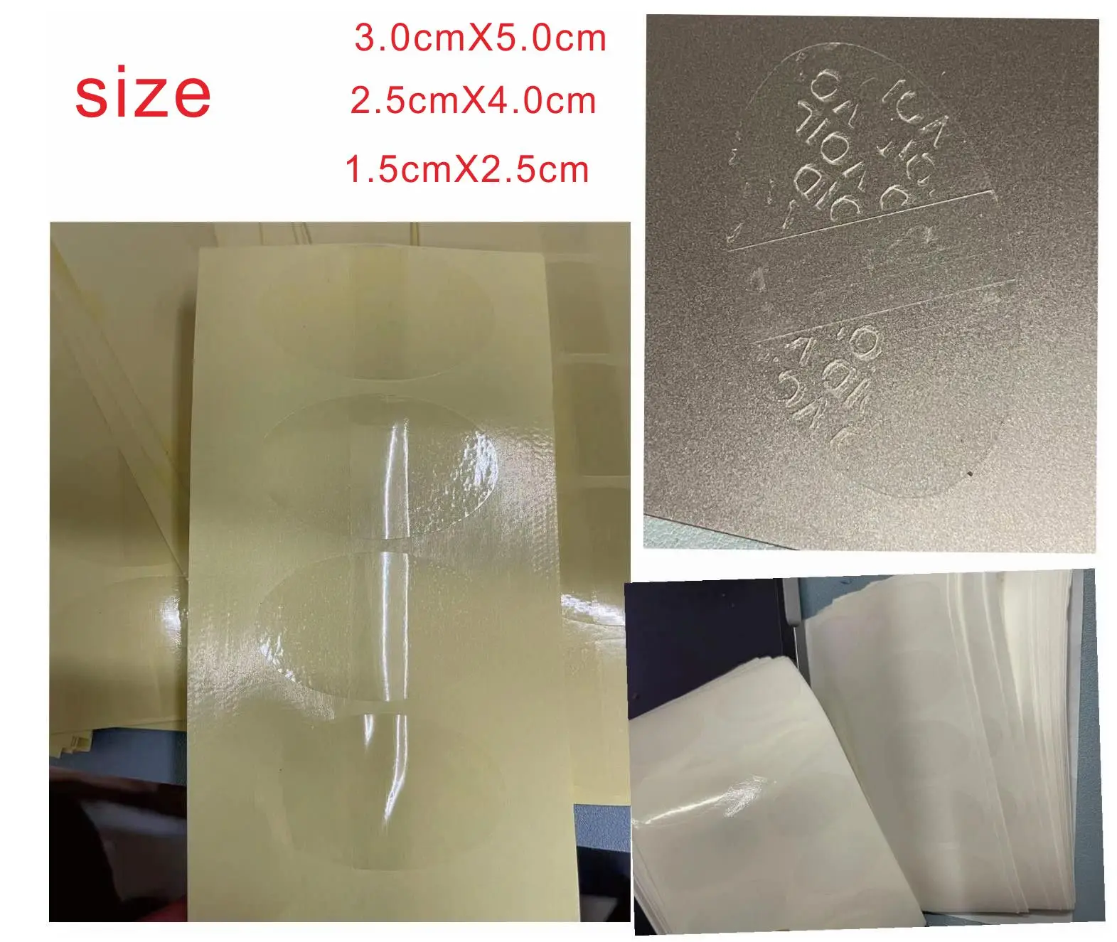 100pcs-lot-round-Transparent-PVC-Sticker-Self-Sealing-circle-stickers ...