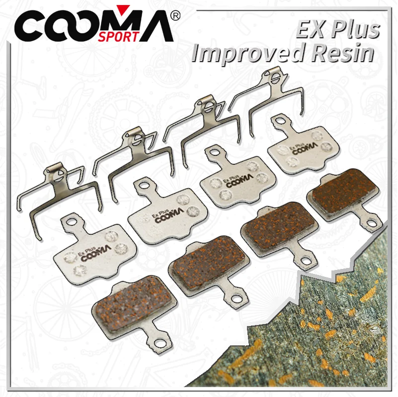 4 Pairs Ex Plus Bicycle Disc Brake Pads For Avid Elixir 1 3 5 7 9 Db1 Db3 Db5 Sram Level, Alu ...