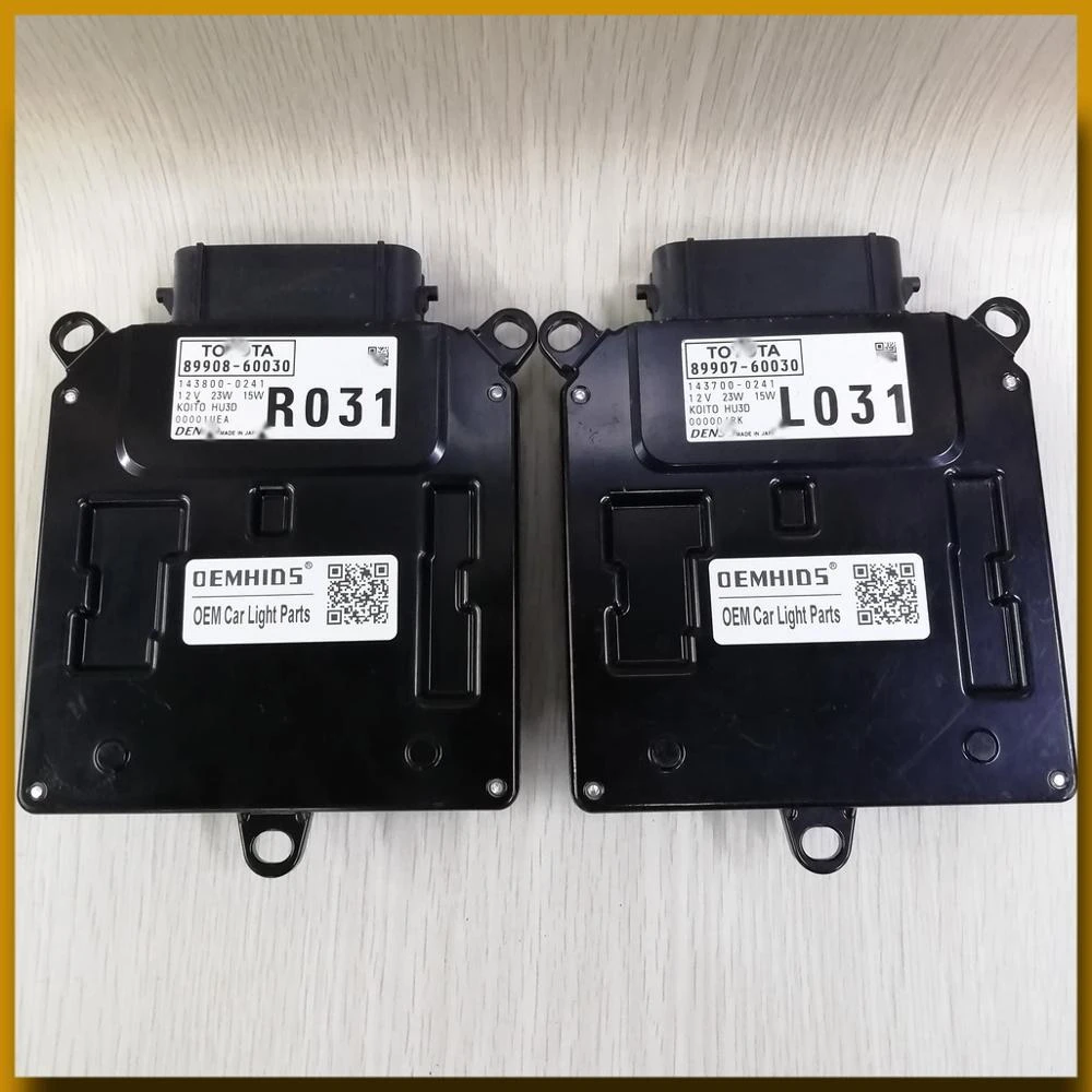 89907-60030 L031 left LED ballast Used OEMHIDS for 2017 2018 Prado ...