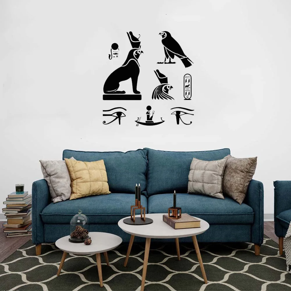 Egyptian Hieroglyphics Wall Decals