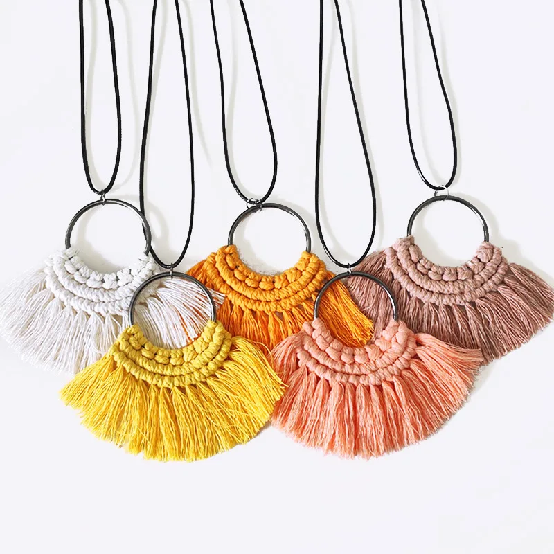 Collier Macramé Simple | Boutique-Macrame.com
