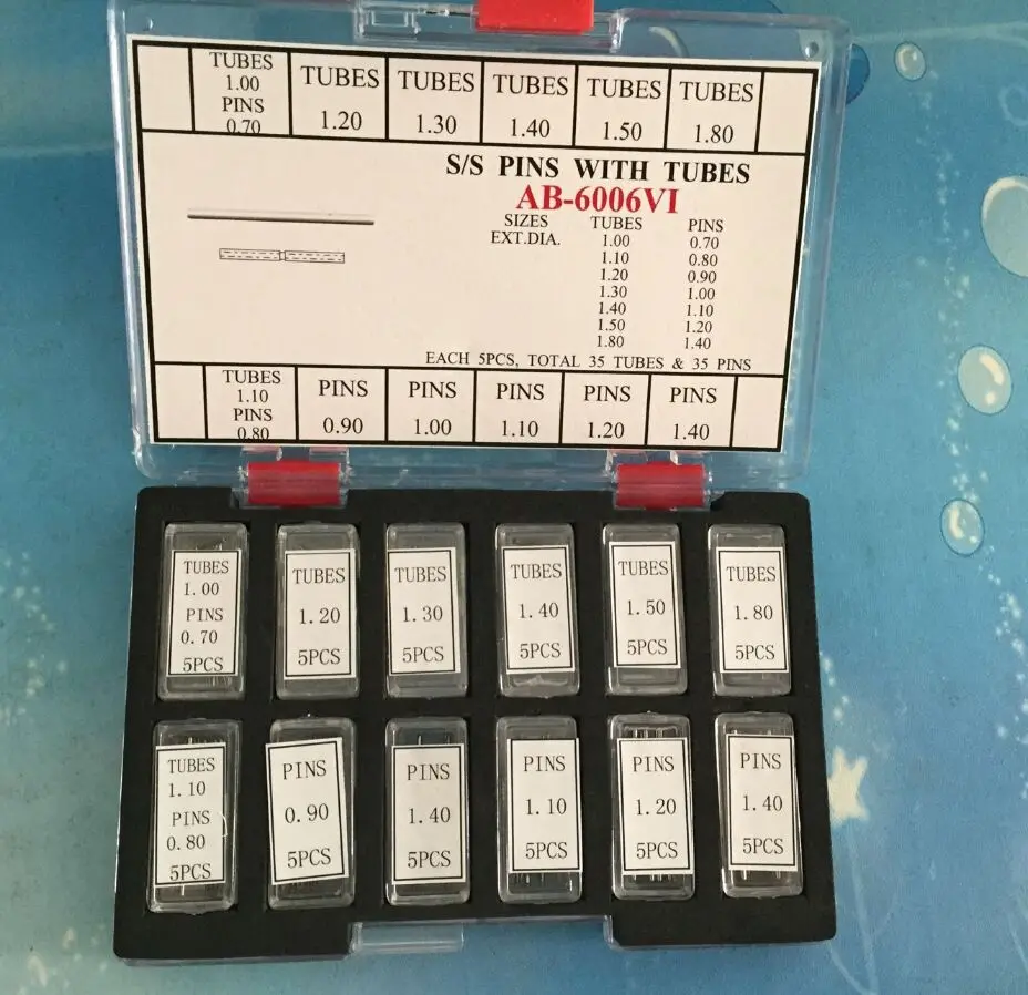 Stainless Steel Watch Band Parts Bracelet Tube And Pin Assortment 70 ...