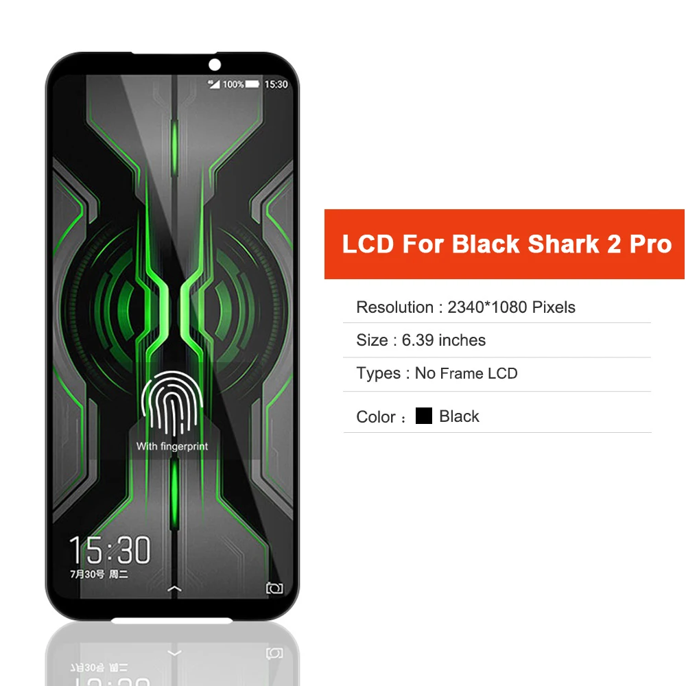 6.39" Display Amoled For Xiaomi Black Shark 2 Pro Lcd Display Touch Screen Digitizer Assembly ...