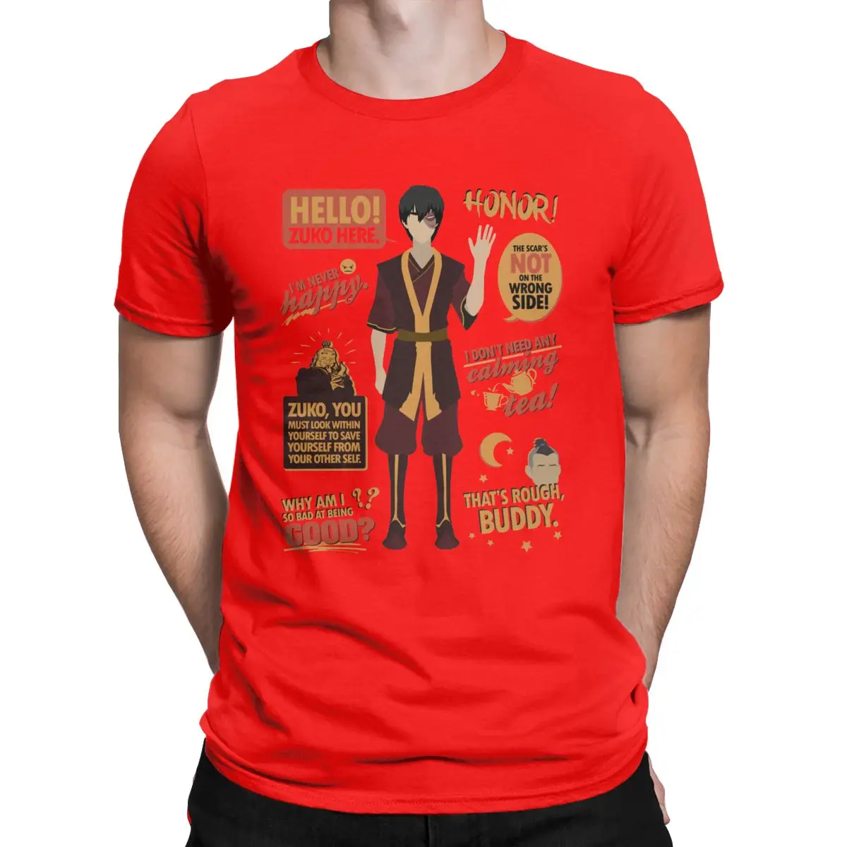 Anime Zuko Avatar The Last Airbender Cosplay T Shirt - AllCosplay.com