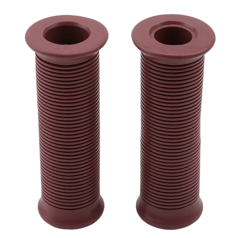 Motorcycle Hand Grips Handle Rubber Bar Gel Grip Retro Rubber ...