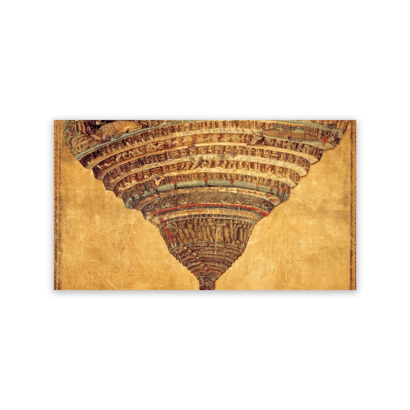 Dantes Inferno Painting Botticelli High Resolution