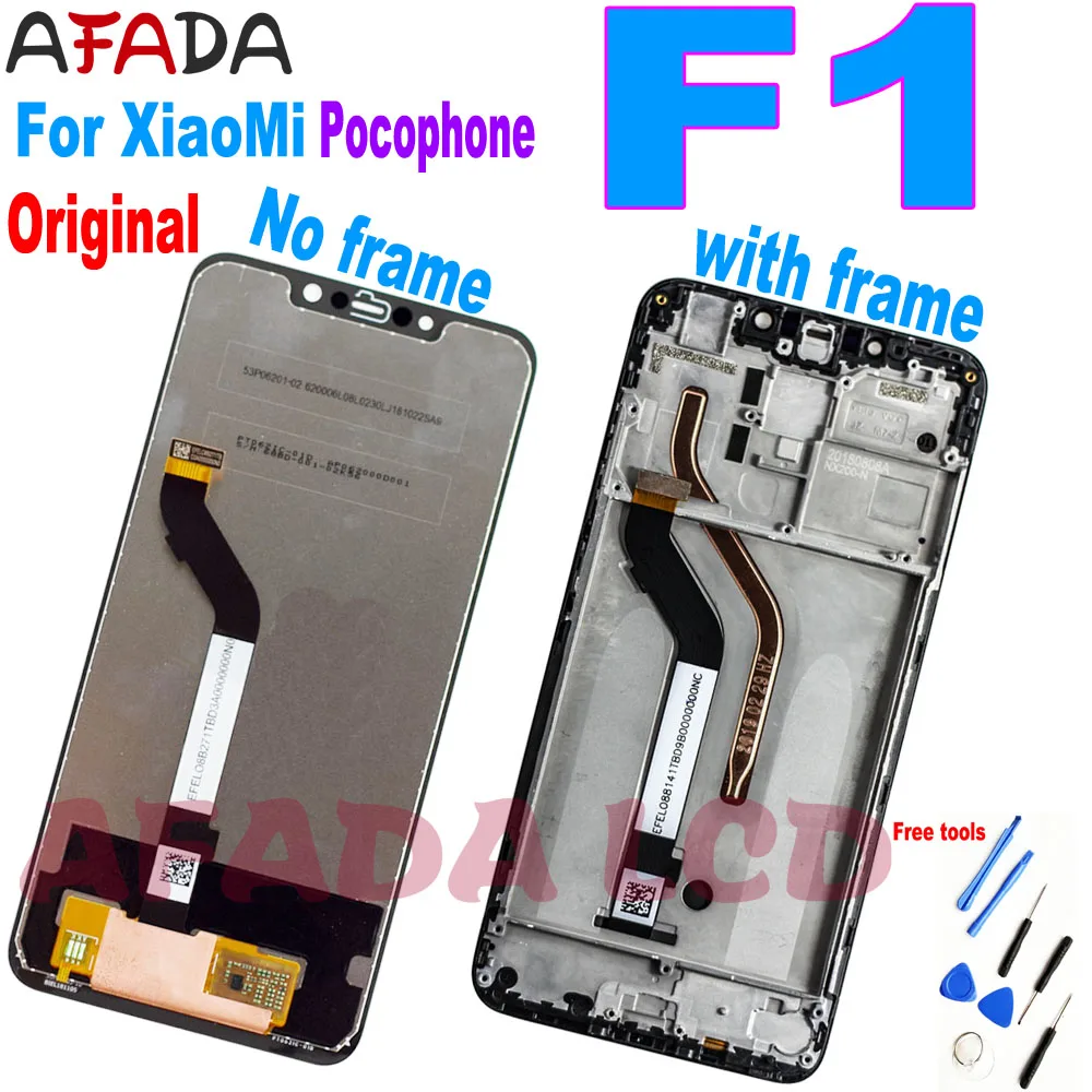 6-18-New-LCD-For-XiaoMi-Pocophone-F1-poco-F1-LCD-Display-Touch-Screen ...
