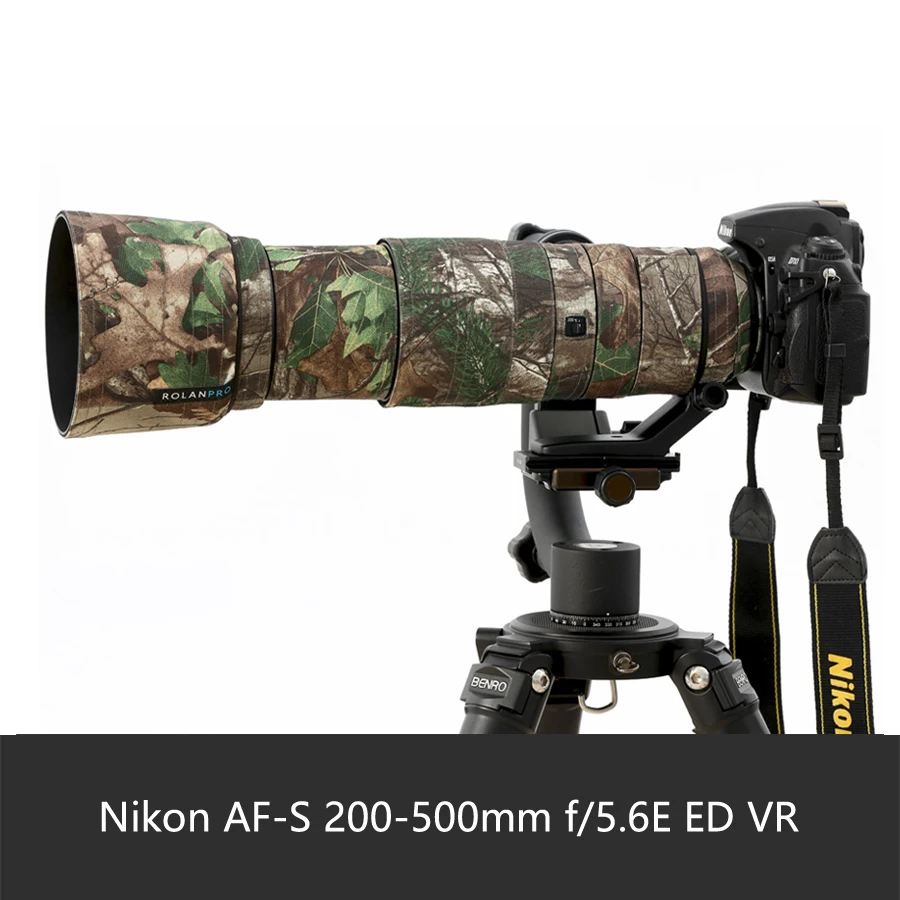 Roadfisher-Camo-Waterproof-Dustproof-Camera-Lens-Wrap-Cover-Protection ...