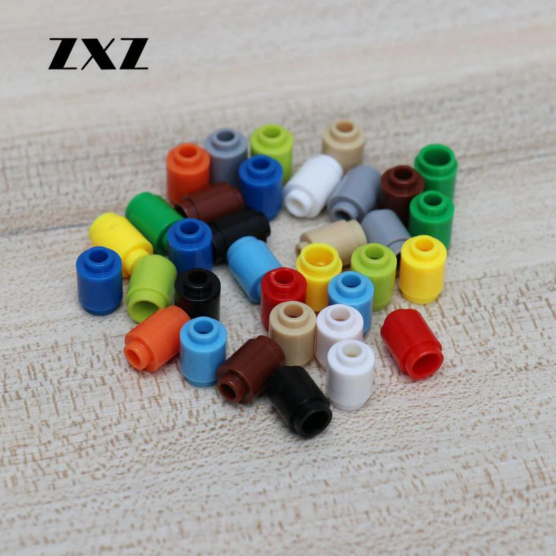 100-Pieces-Building-Blocks-MOC-Round-Brick-Cylinder-Bricks-1-X-1 ...