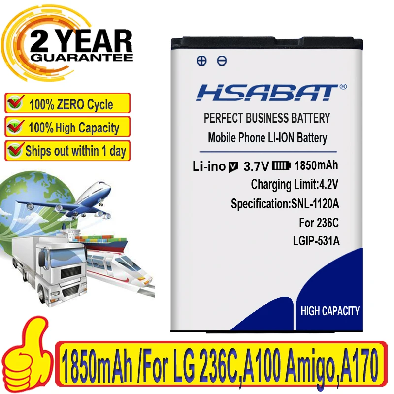 HSABAT LG 236C,A100 Amigo,A170,C195,G320GB,GB100,GB101,GB106,GB110 ...